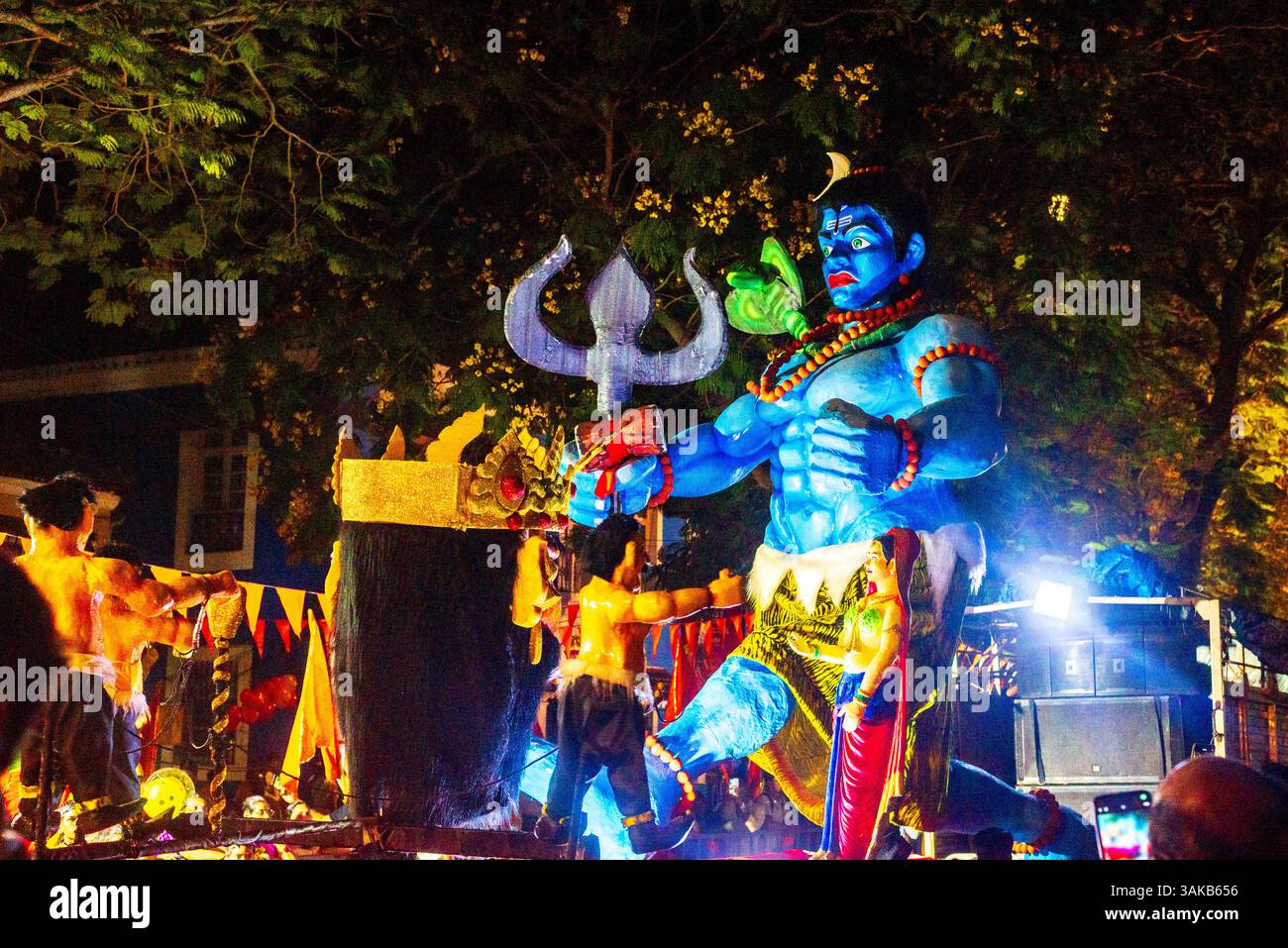 Panaji Goa, India, March 22nd 2025 traditional and religious figures ...