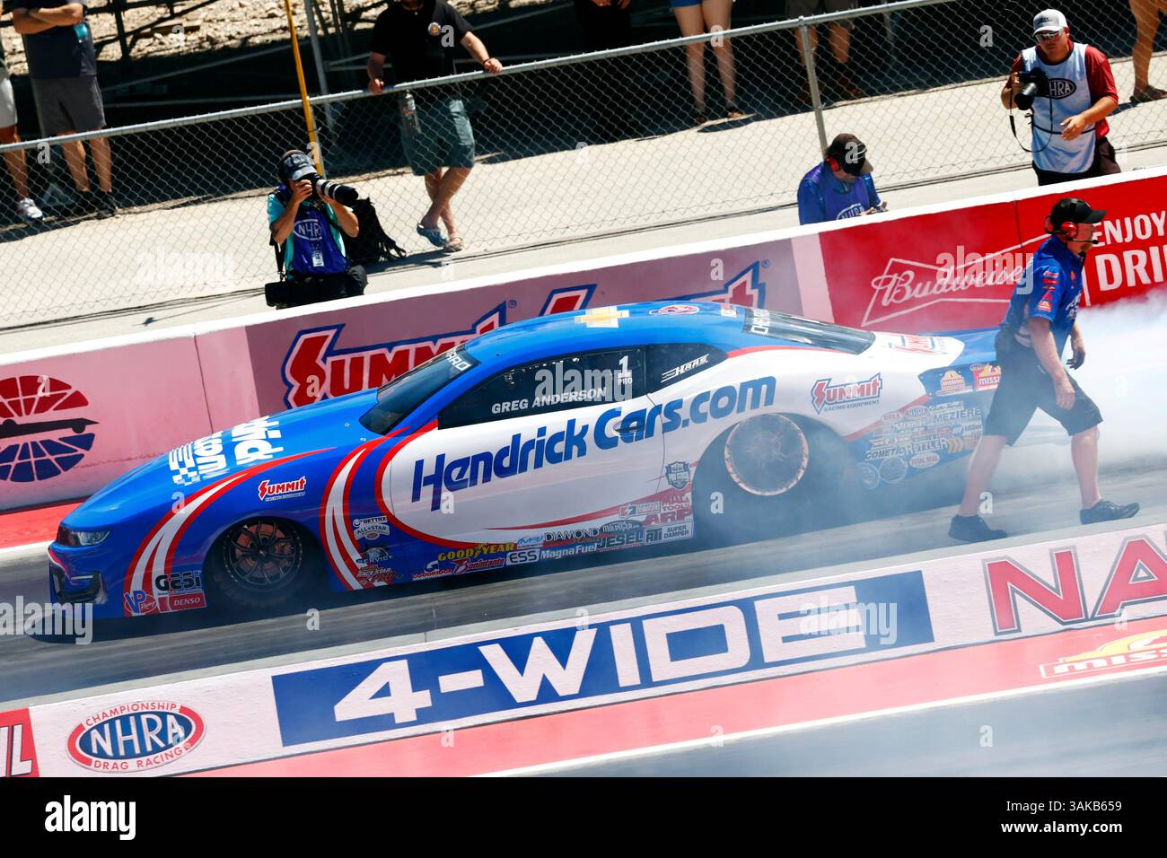 LAS VEGAS, NV - MARCH 05: Greg Anderson (1 PRO) HendrickCars.com Camaro ...