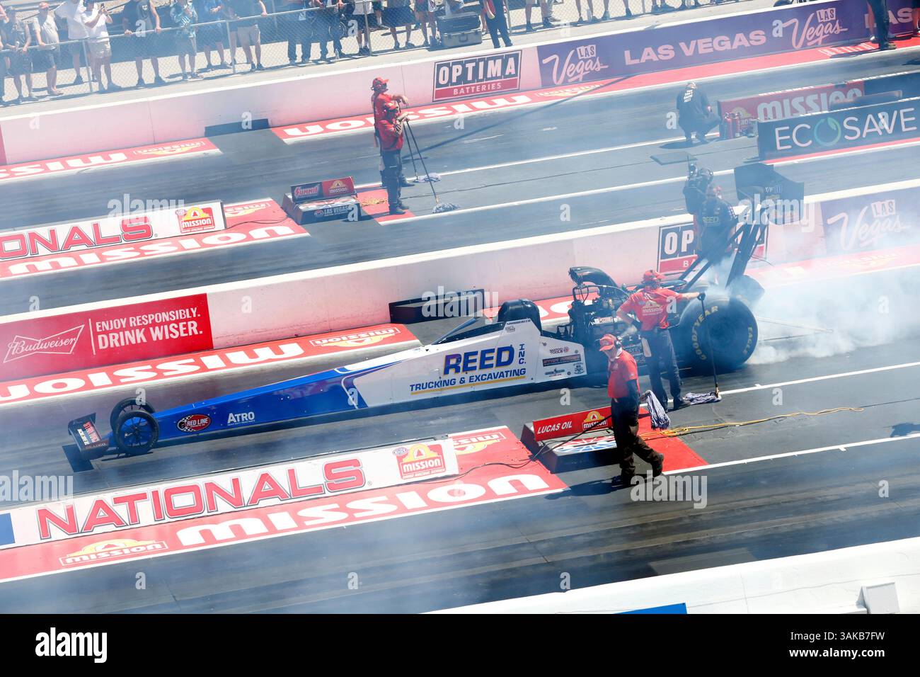 LAS VEGAS, NV - MARCH 05: Shawn Reed (10 TF) NHRA Top Fuel Dragster ...