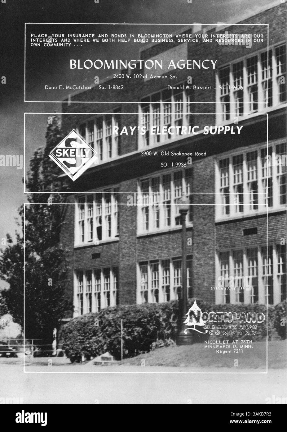 This 1955 edition of Bloomington High School's yearbook highlights ...