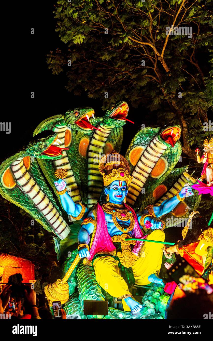 Panaji Goa, India, March 22nd 2025 traditional and religious figures ...