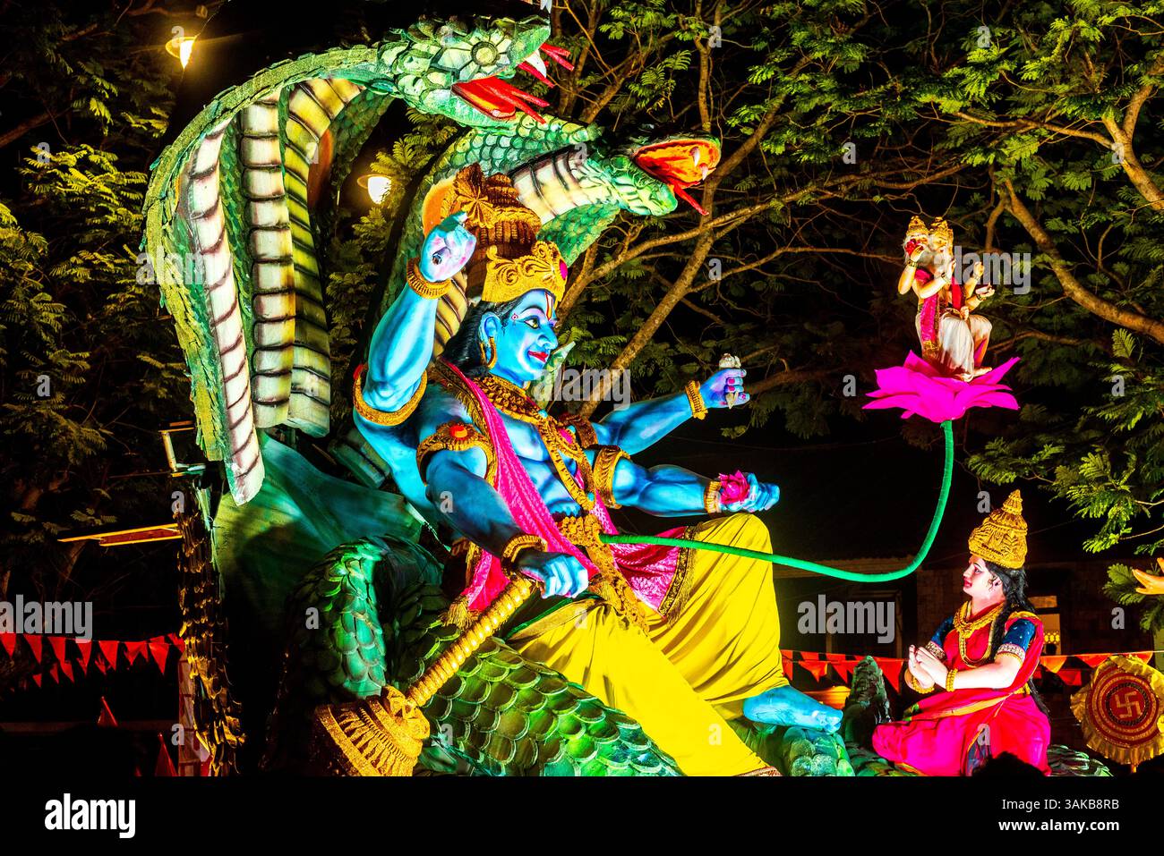 Panaji Goa, India, March 22nd 2025 traditional and religious figures ...