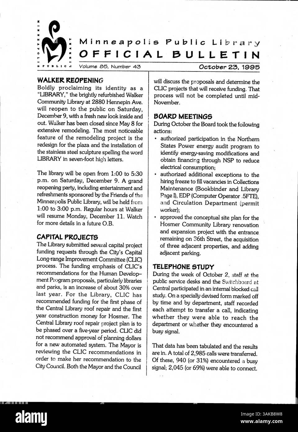 1995 bulletin Black and White Stock Photos & Images - Alamy