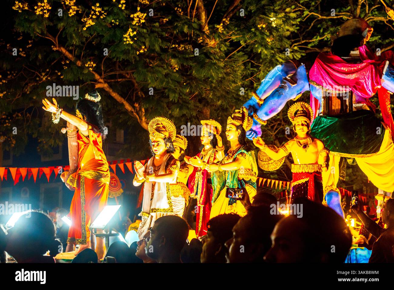 Panaji Goa, India, March 22nd 2025 traditional and religious figures ...