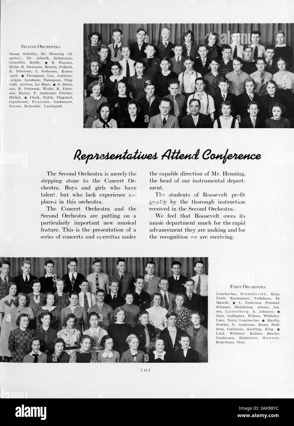 This 1938 edition of the 'Sagamore' yearbook from Roosevelt High School ...
