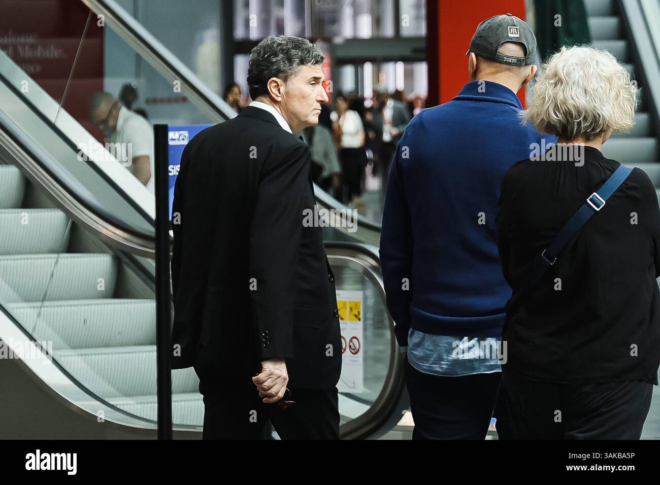 Milan, Italy. 12th Apr, 2025. Milan, The self-suspended president of ...