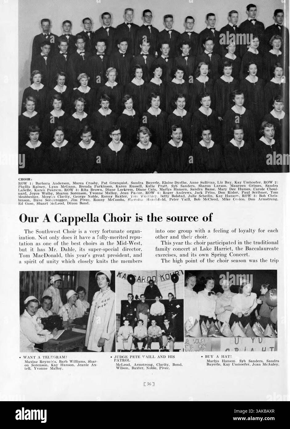 This 1954 yearbook from Southwest High School captures the students ...