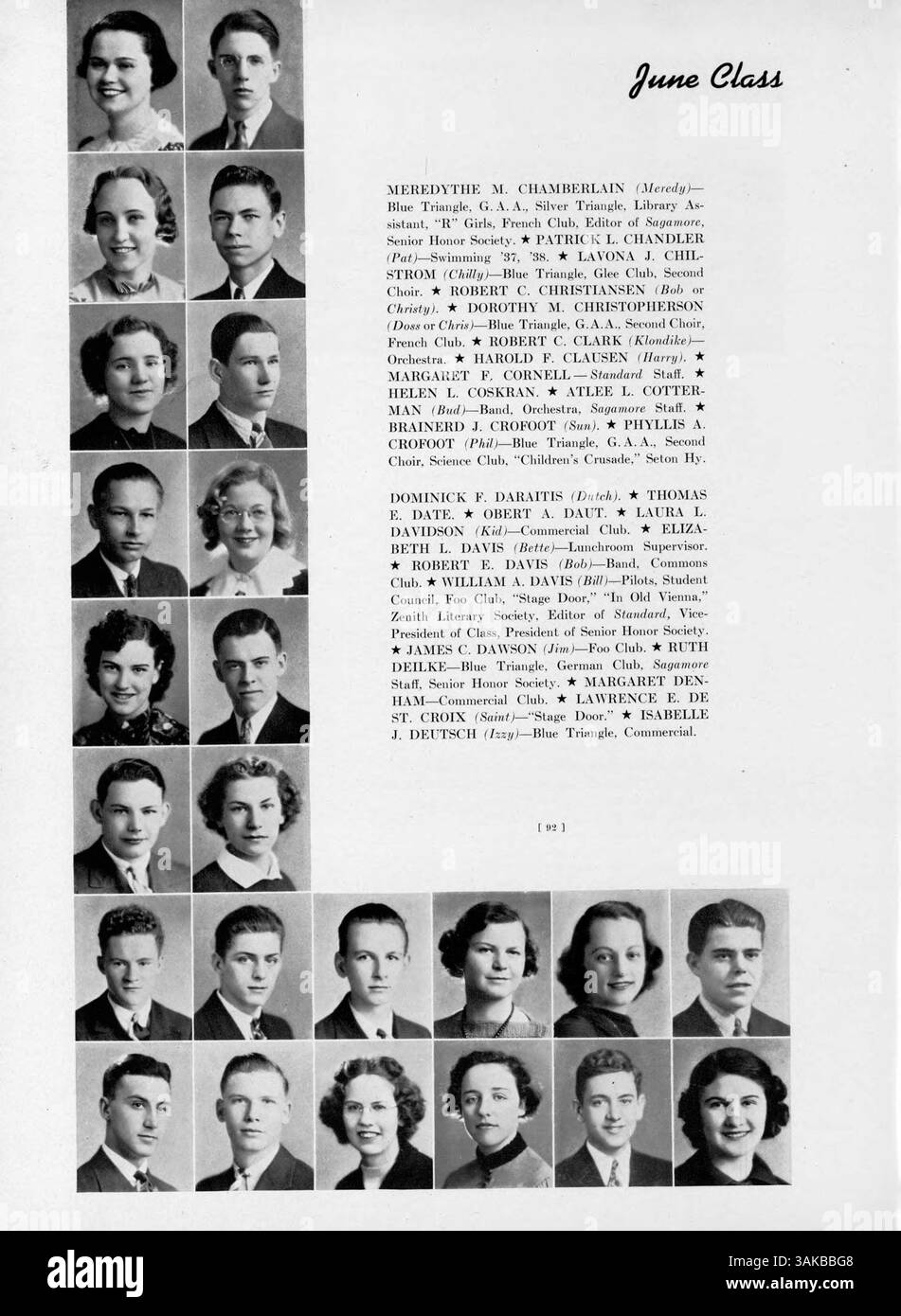 This high school yearbook from 1938 captures the students, faculty ...
