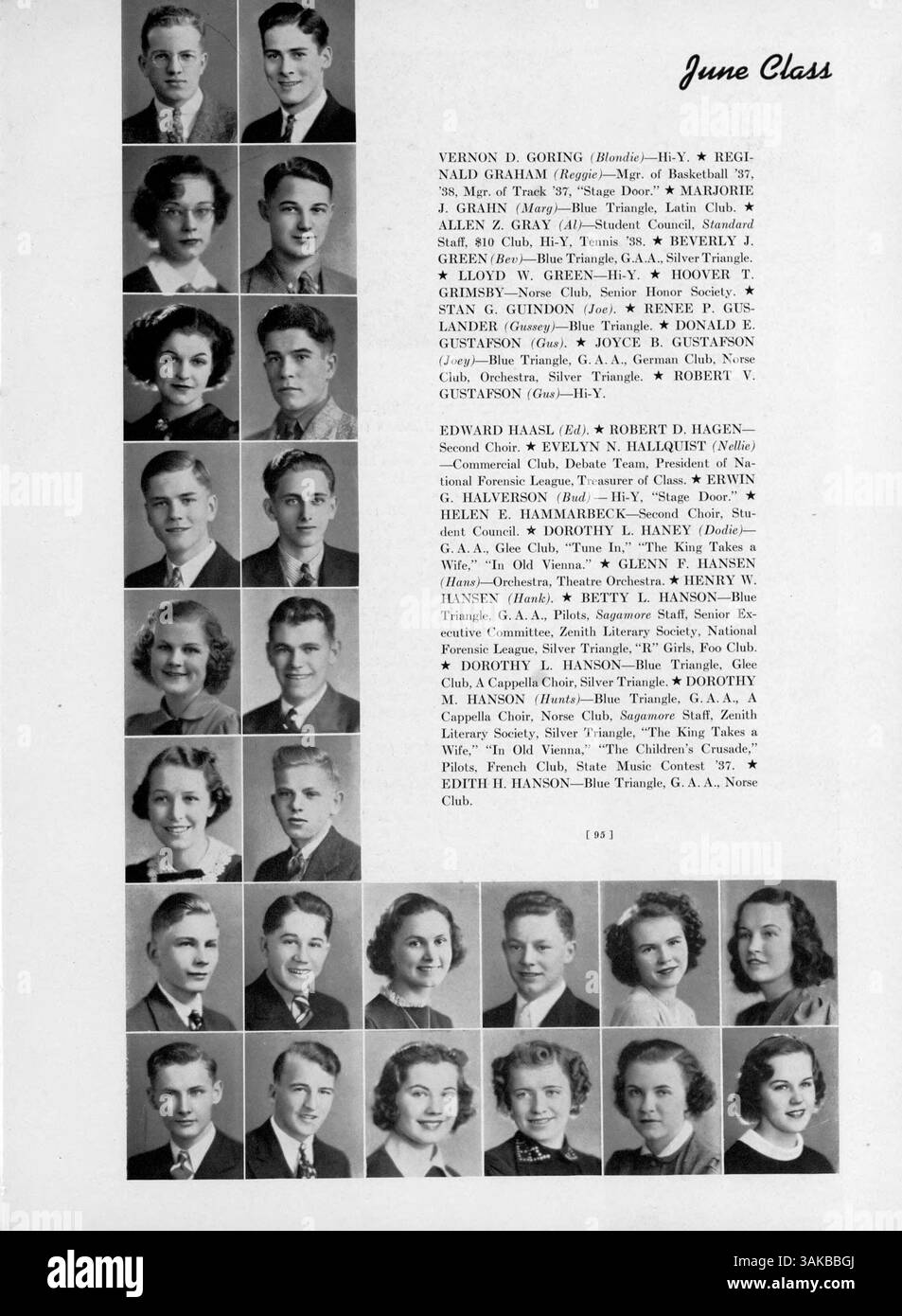 This high school yearbook from 1938 captures the students, faculty, clubs, sports teams, and ...