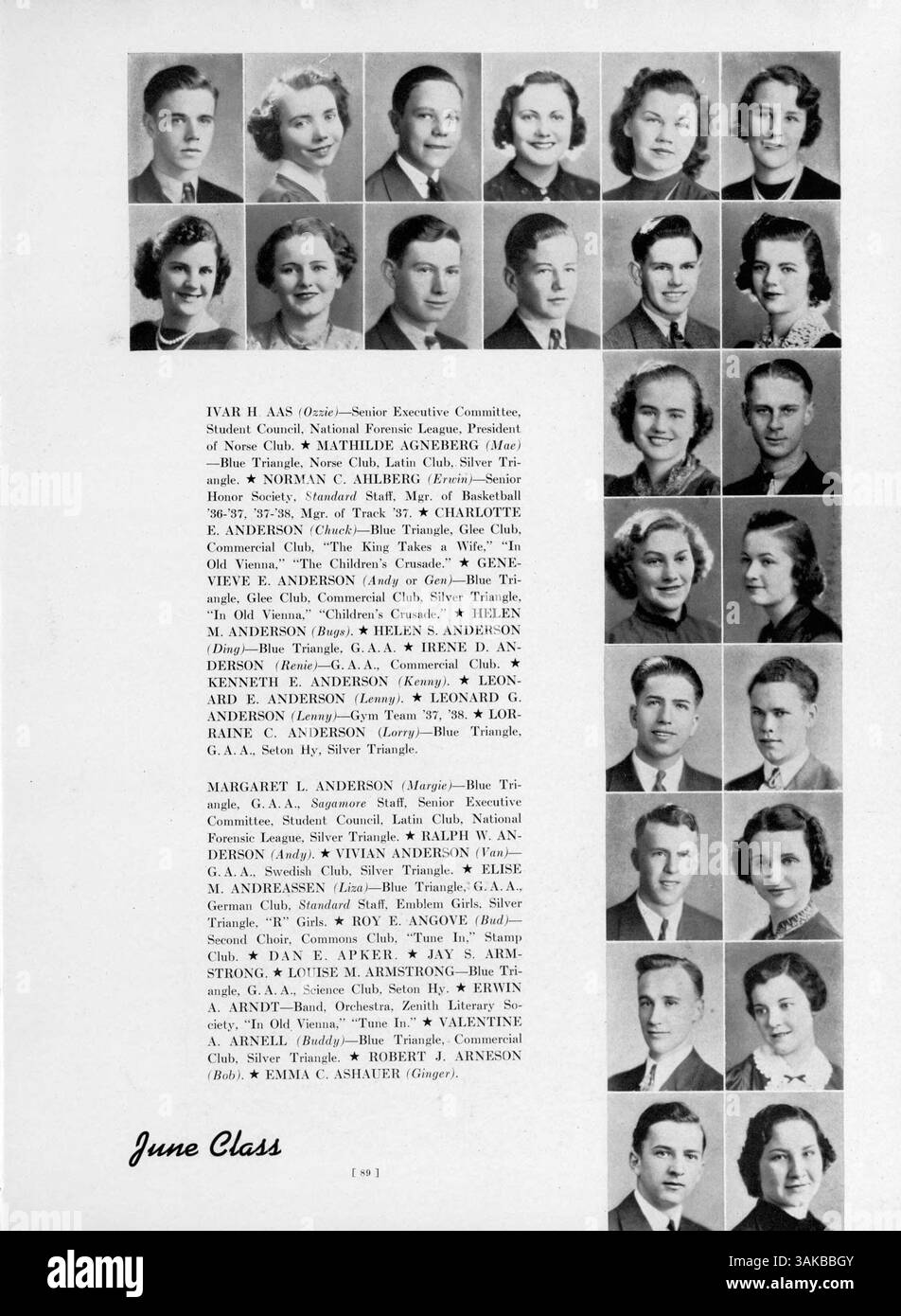 This high school yearbook from 1938 captures the students, faculty ...