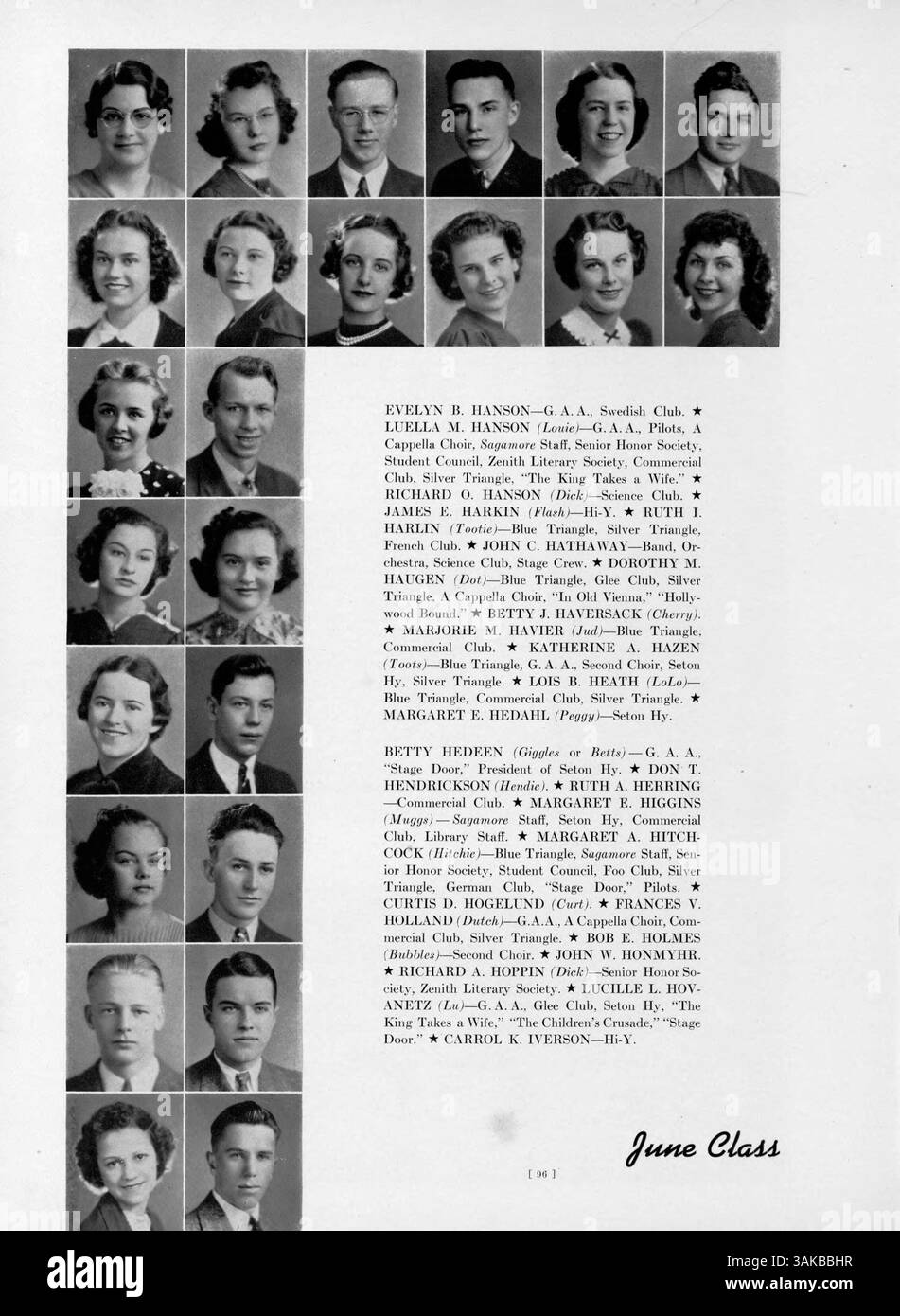 This high school yearbook from 1938 captures the students, faculty, clubs, sports teams, and ...