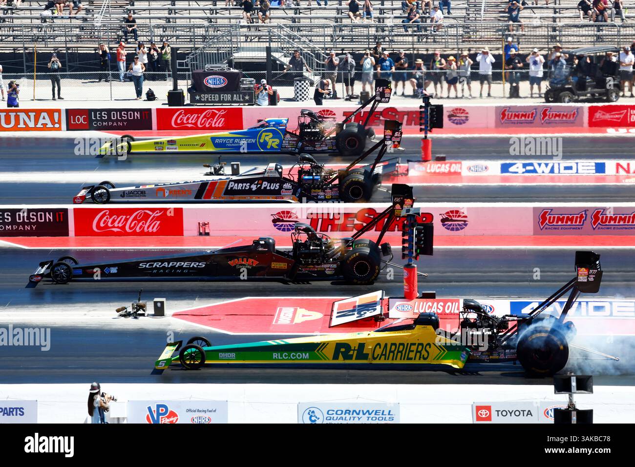 LAS VEGAS, NV - MARCH 05: Josh Hart (77 TF, near lane) R+L Carriers ...