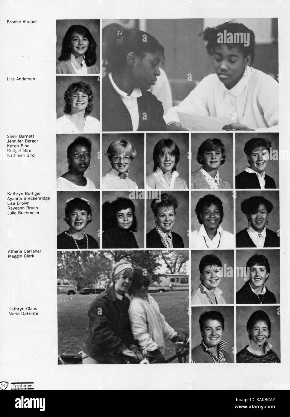 The 1986 'Trek' yearbook from Regina High School showcases the students, teachers, clubs ...