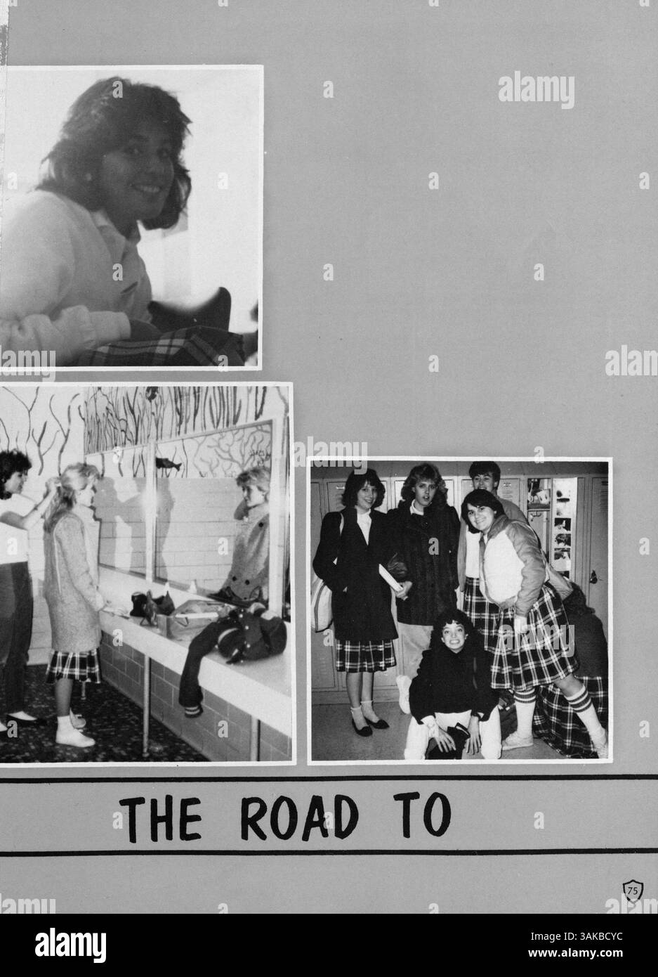 The 'Trek 1986: The Road to Success' yearbook from Regina High School ...