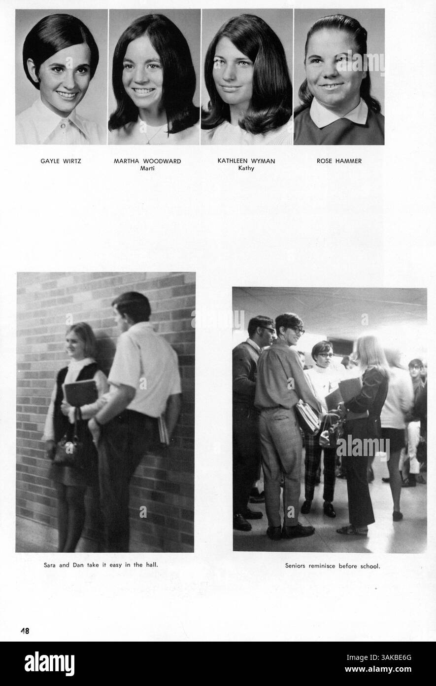 The 1970 yearbook of Mound High School, The Mohian Seventy, captures ...