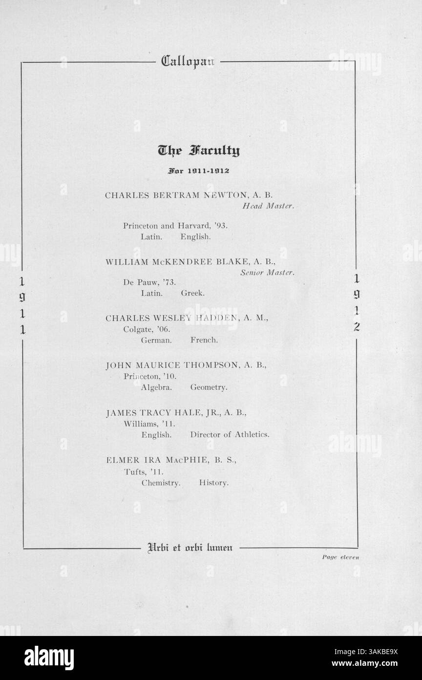 The 1912 'Callopan' yearbook from Blake High School highlights students ...