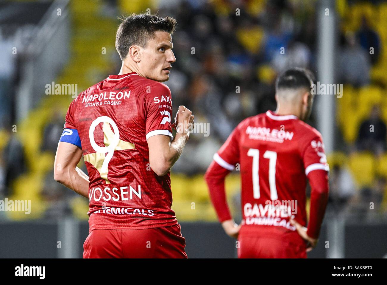 Essevee's Jelle Vossen pictured during a soccer match between KSC ...