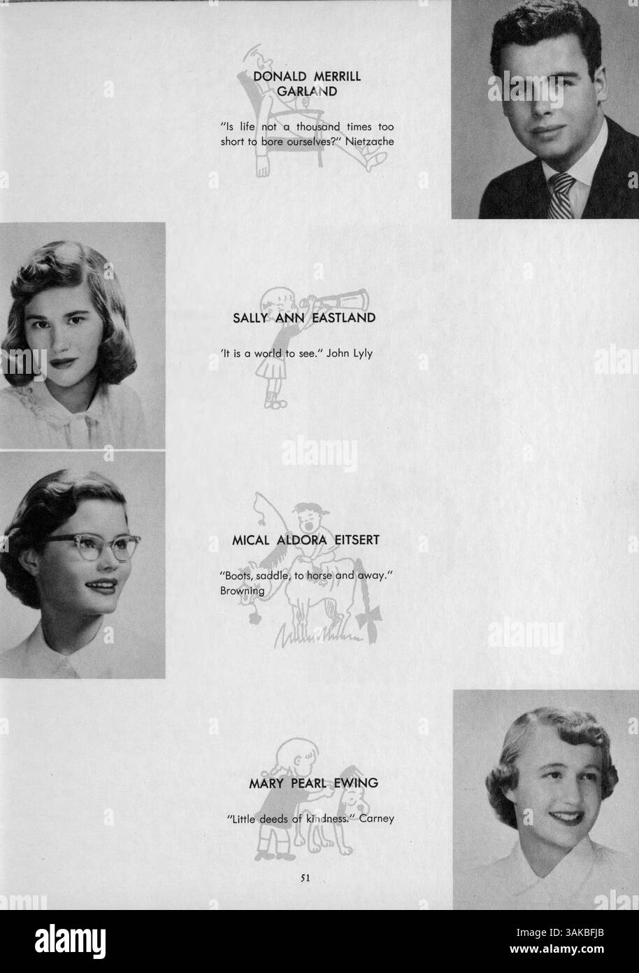 The 1953 University High Yearbook, 'Bisbila,' highlights the year's ...