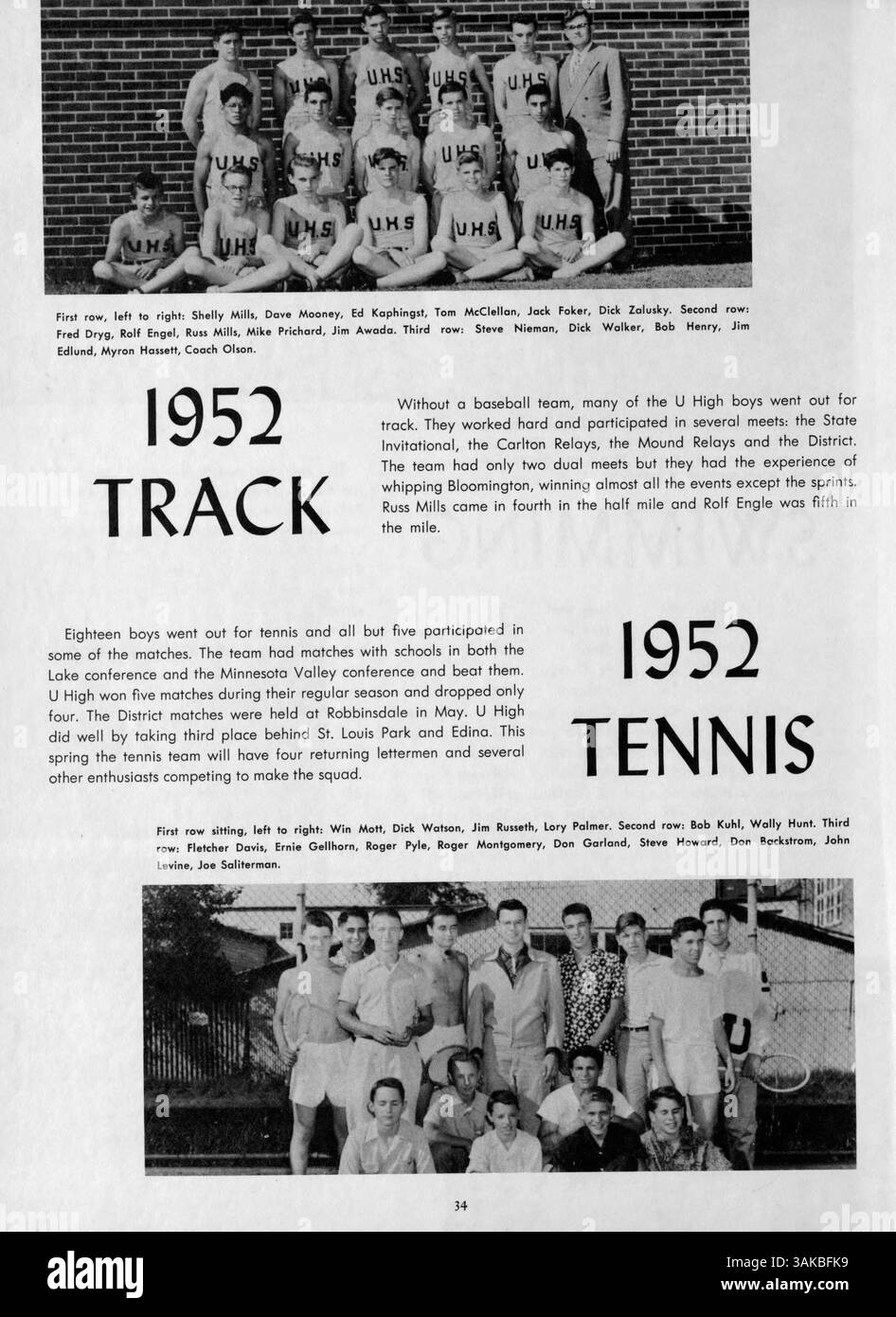 This 1953 high school yearbook showcases students, teachers, clubs ...