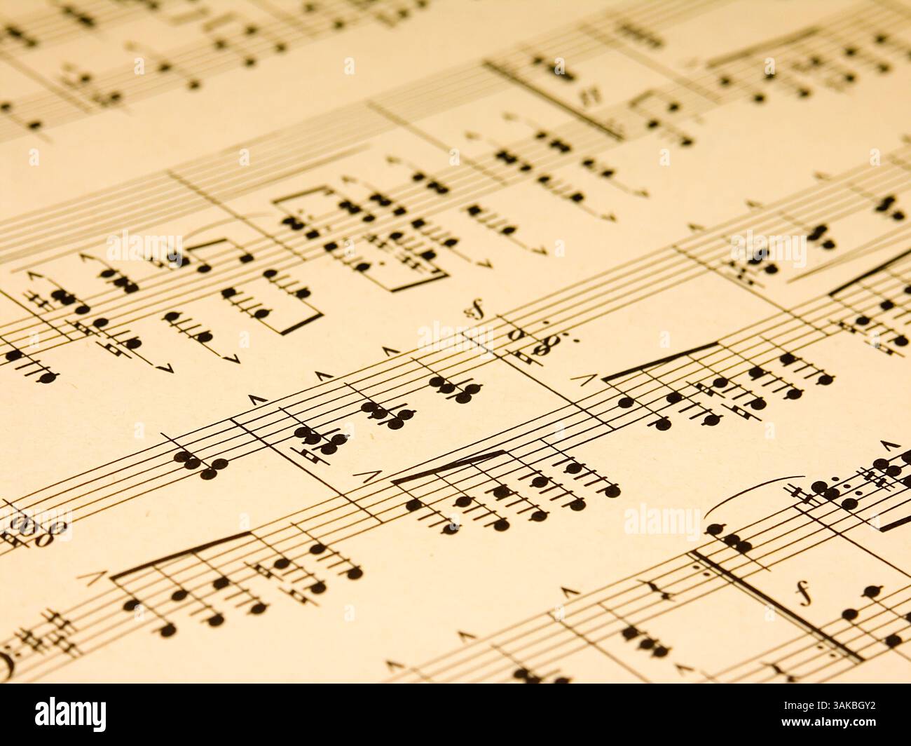 Sheet music score composition hi-res stock photography and images - Alamy