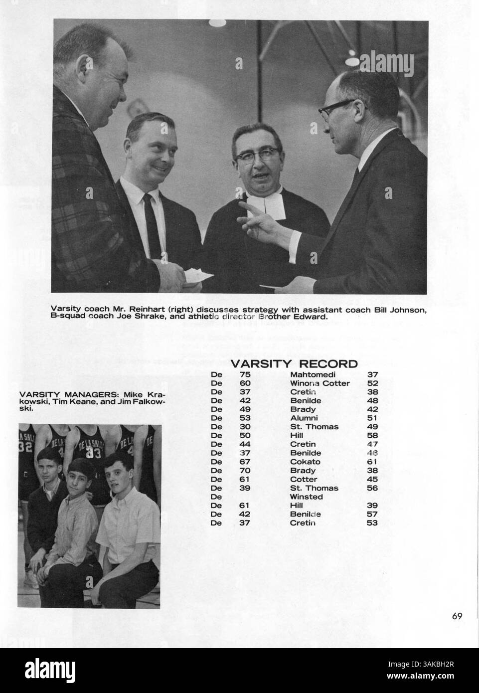 The 1967 Delta Yearbook from De La Salle High School captures key ...