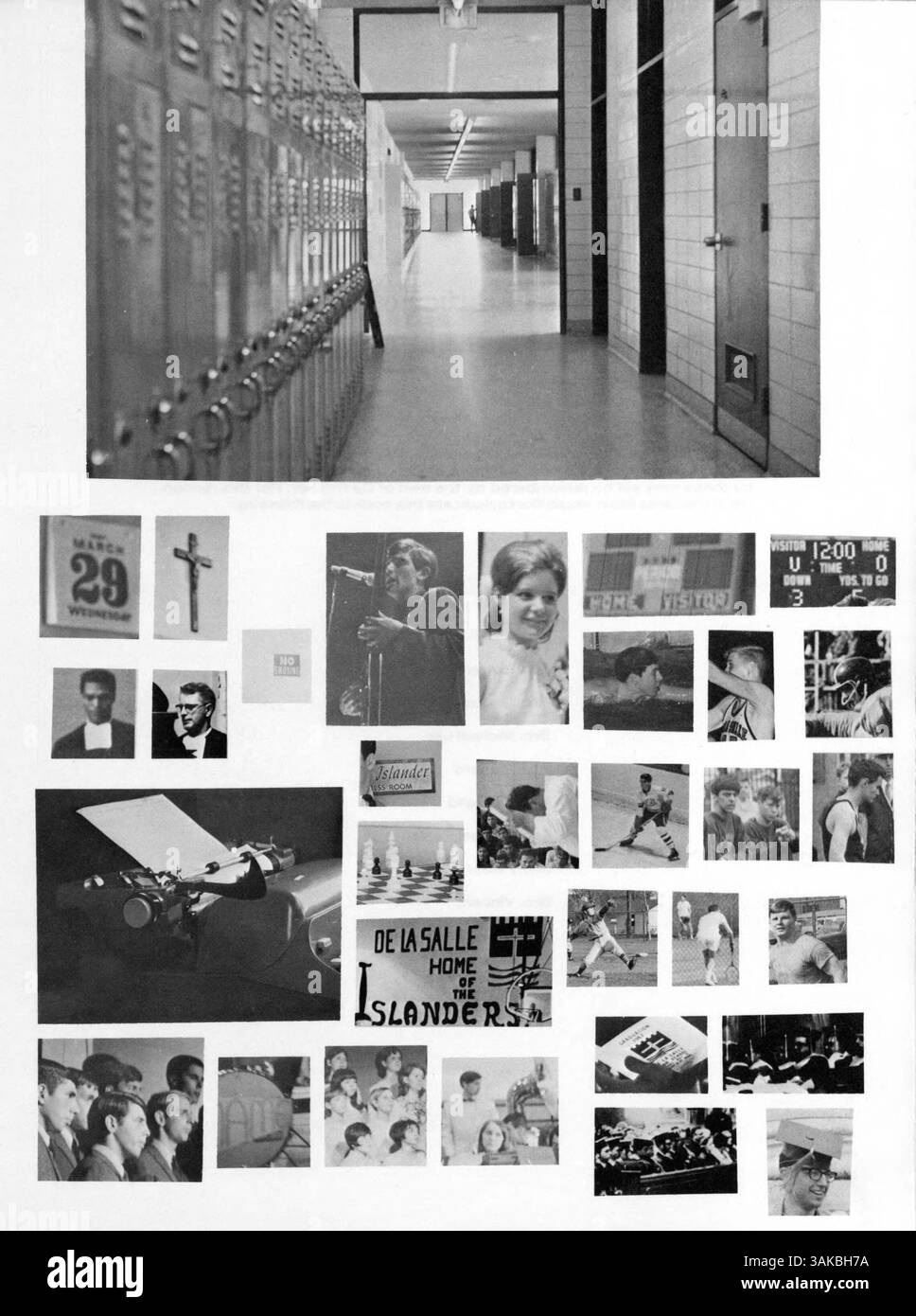 This 1967 yearbook from De La Salle High School highlights key events ...