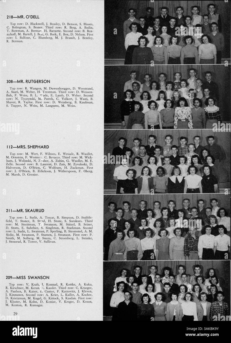 The 1949 North High Yearbook, Polaris, captures a full year of student ...