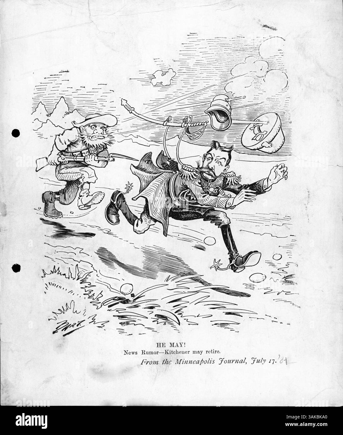 This 20th-century news account discusses the rumors surrounding the ...