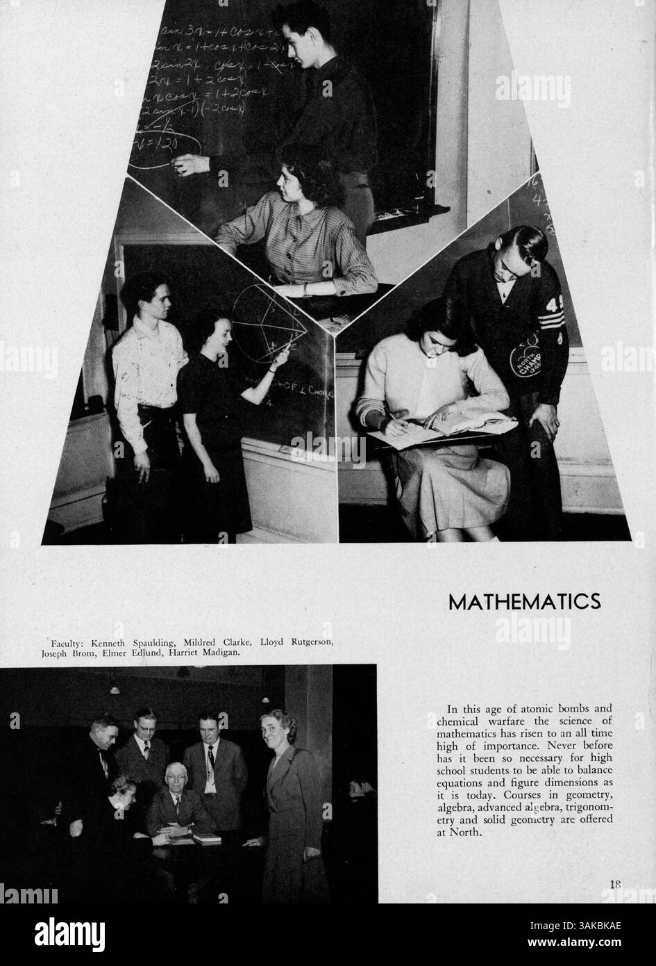 This yearbook, Polaris 1949, from North High, documents significant ...