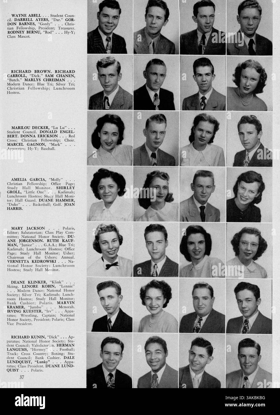 'Polaris,' the 1949 North High Yearbook, reflects the life and events ...
