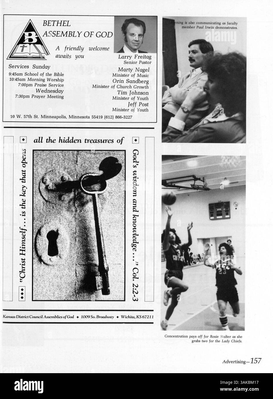 The 'Fit To Be Tied' yearbook from North Central Bible College (1985 ...