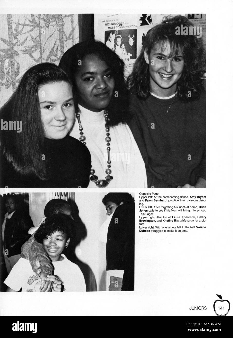 The 1988 Wahian yearbook from Washburn High School captures the ...