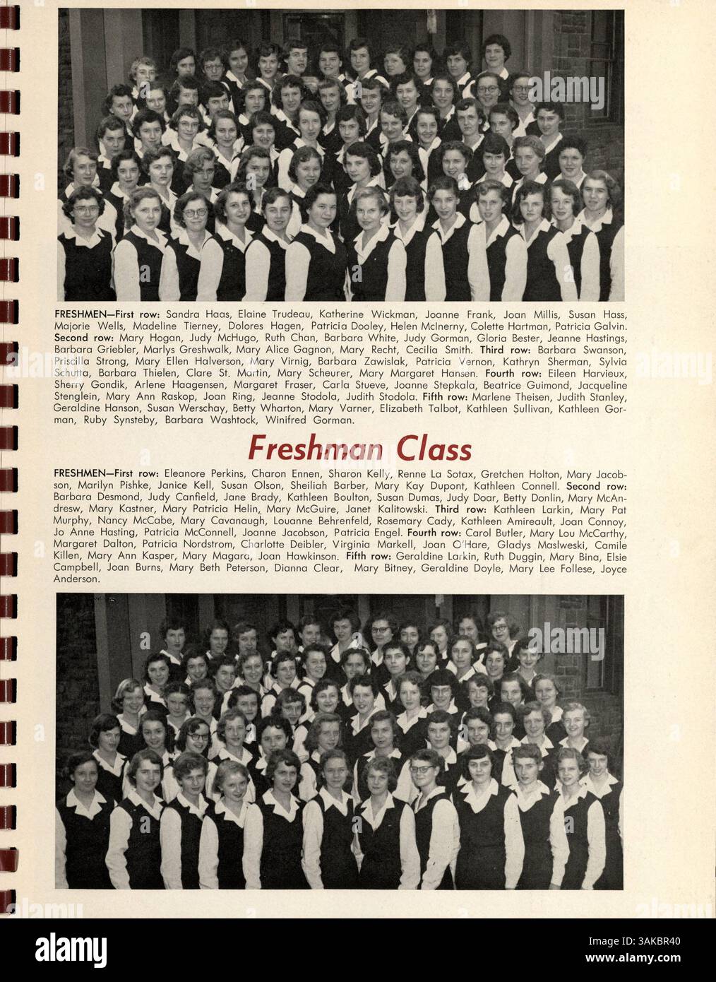 The 1954 yearbook from St. Margaret's Academy highlights the ...