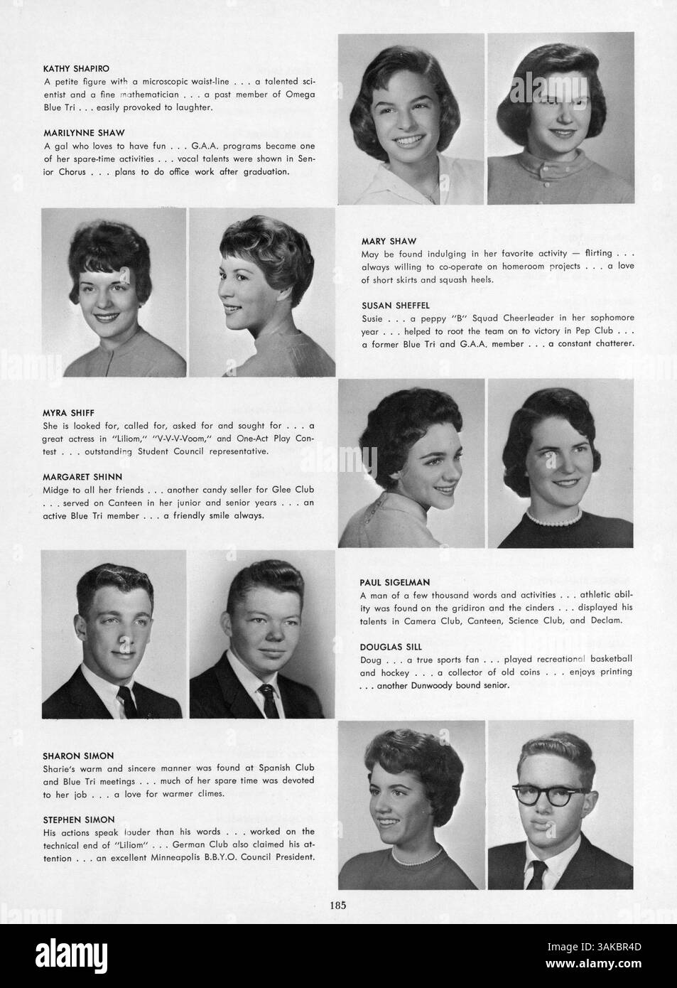 The St. Louis Park High School Echowan yearbook from 1960 captures key ...