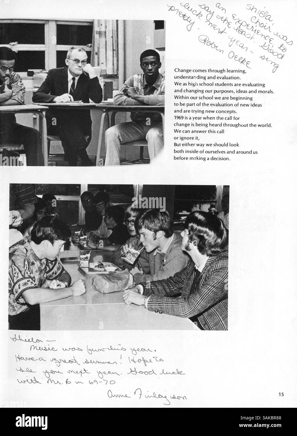 The 1969 Whigrean yearbook from Edina High School records students, teachers, clubs, athletics ...