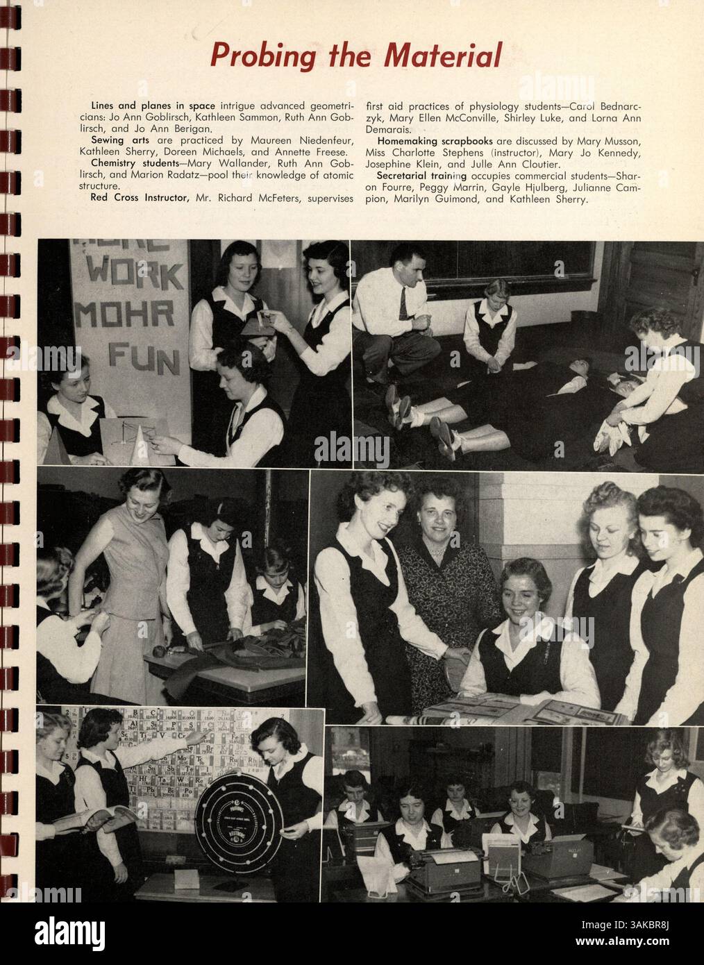 The 1954 yearbook from St. Margaret's Academy captures the essence of ...