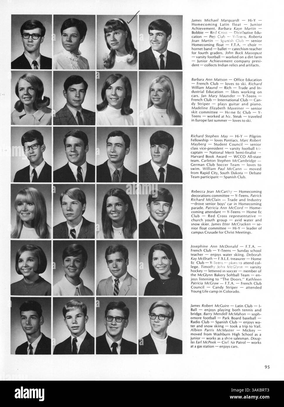 The 1969 Edina High School yearbook, Whigrean, features students, teachers, clubs, athletics ...