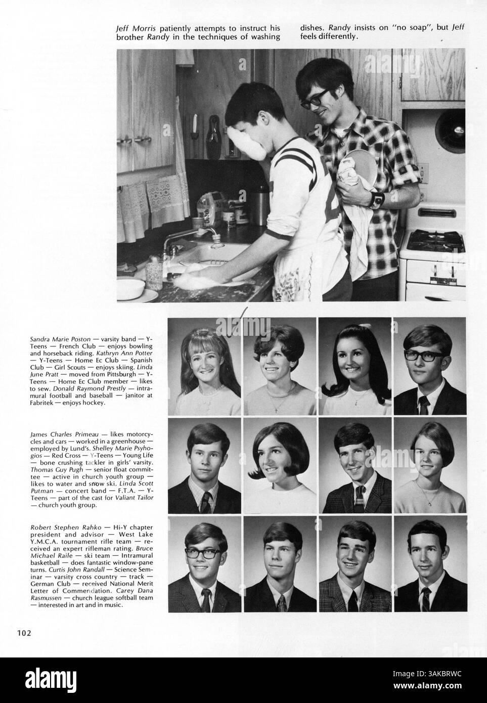The 'Whigrean 1969' yearbook from Edina High School documents key aspects of the 1968-1969 ...