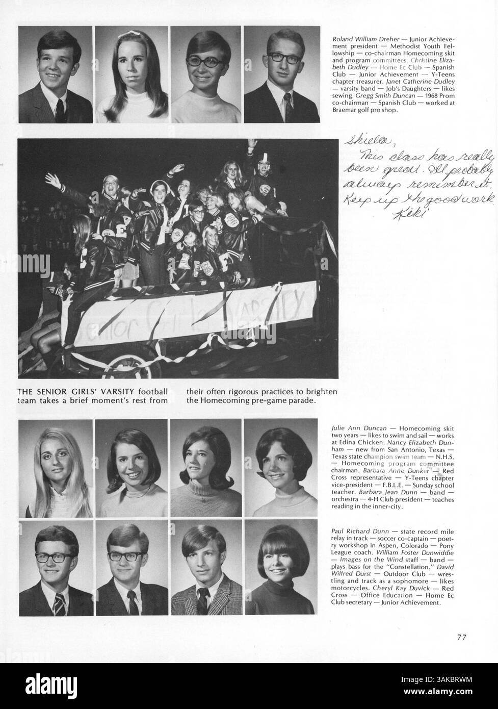 The Edina High School 1969 yearbook, 'Whigrean,' documents the academic ...