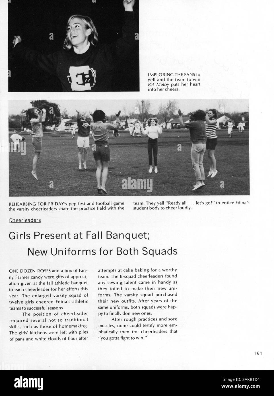 The 1969 Edina High School yearbook, Whigrean, documents the ...
