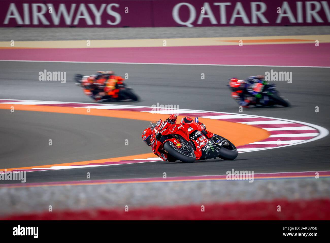 Lusail, Qatar. 08th Mar, 2024. Sprint race during the 2025 MotoGP Qatar Airways Grand Prix of ...