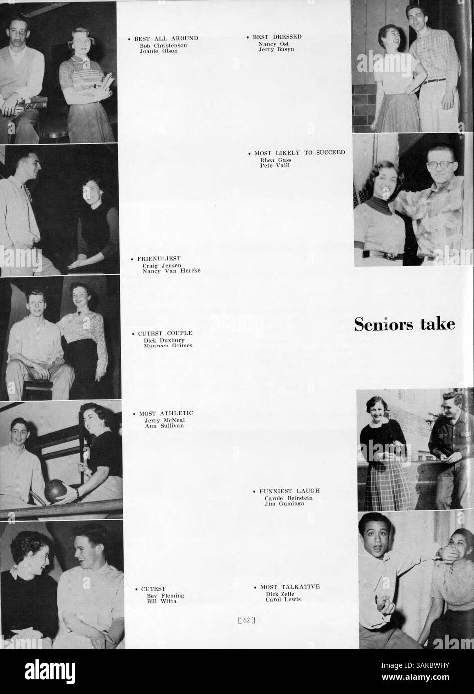 This 1954 yearbook from Southwest High School documents students ...