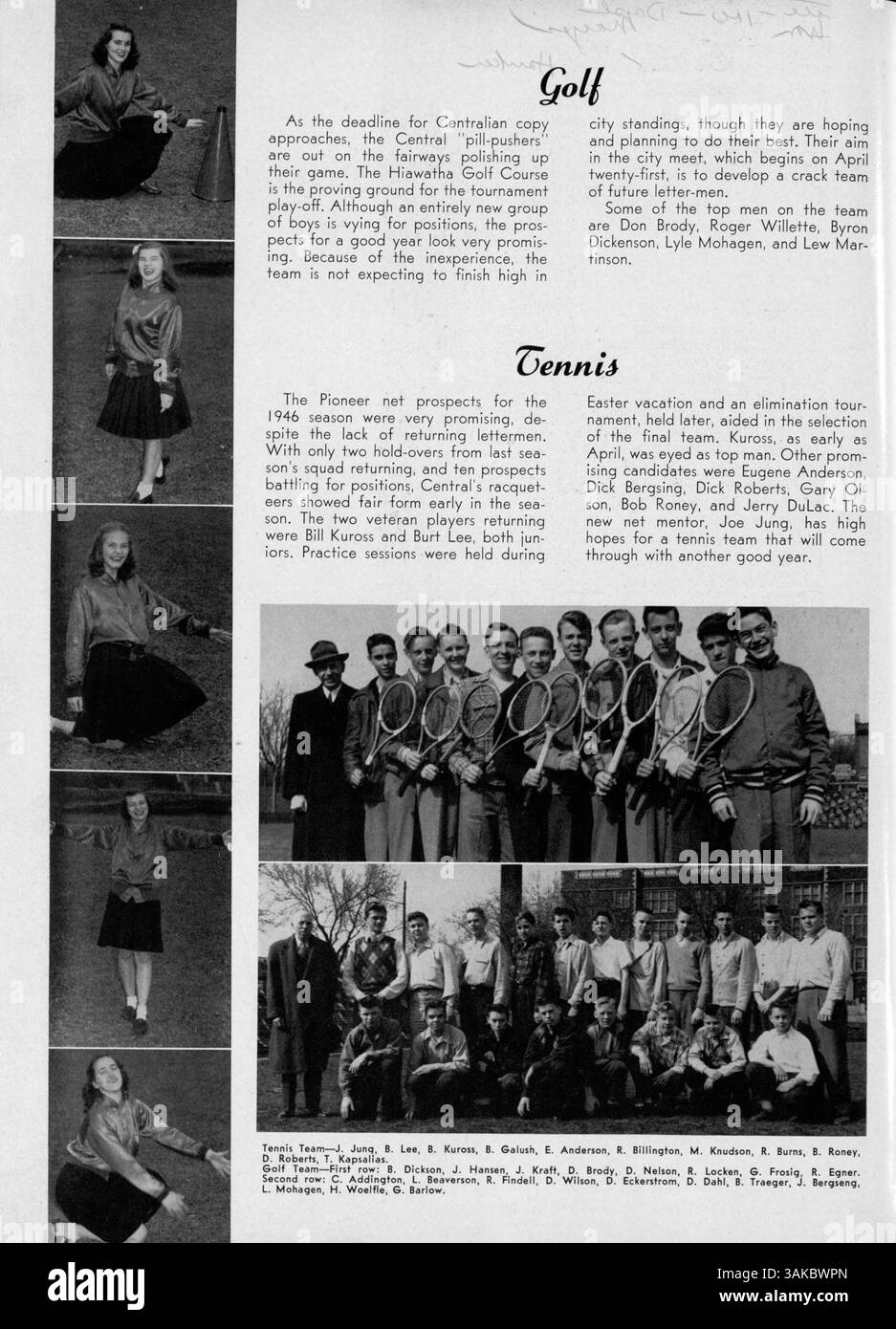 The 1946 Centralian yearbook from Central High School showcases the highlights of the 1945-1946 ...