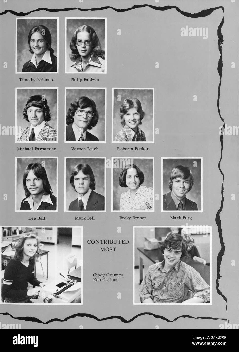 The 1976 Roosevelt High School yearbook showcases key moments from the ...