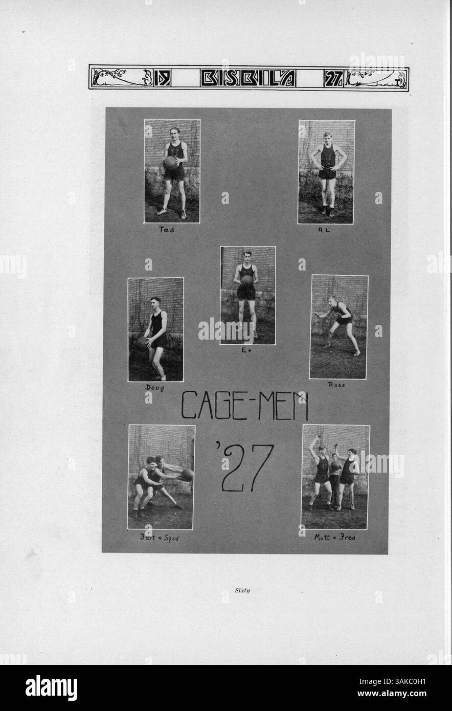 The 1927 University High Yearbook includes portraits, sports ...