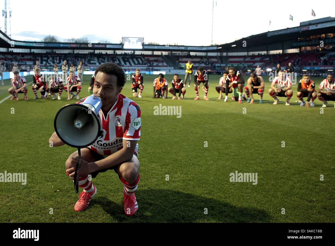 ROTTERDAM - Marvin Young of Sparta Rotterdam after the Dutch Eredivisie ...