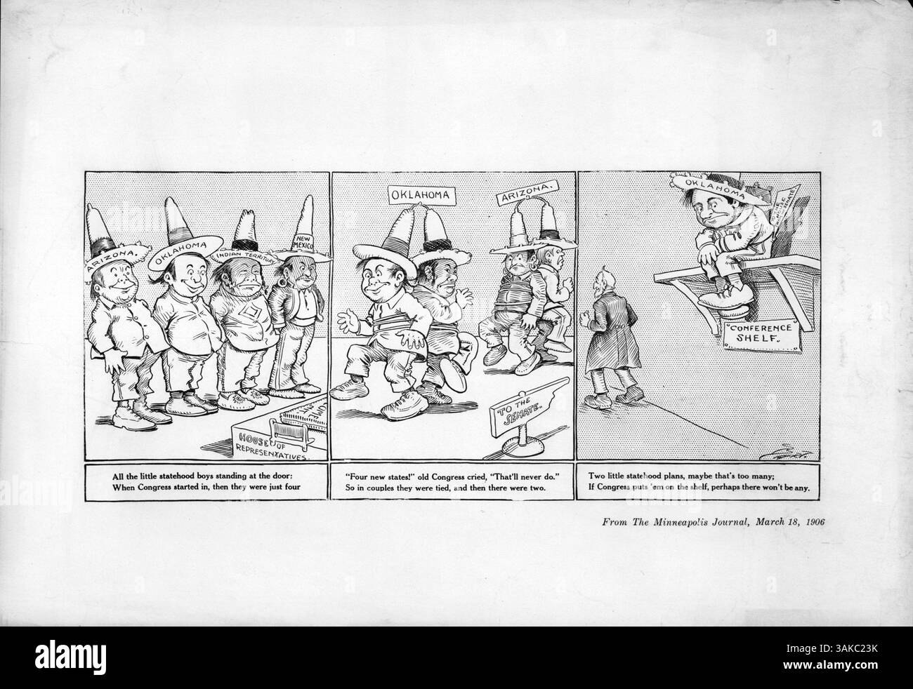 This untitled illustration shows the progression of statehood for ...