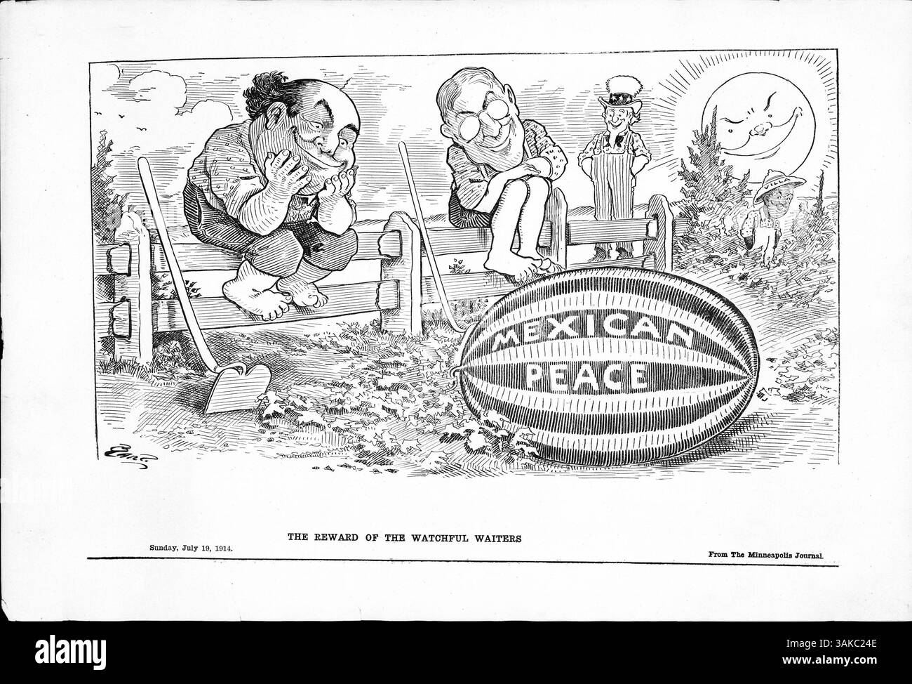 The image 'The Reward of the Watchful Waiters' features President ...