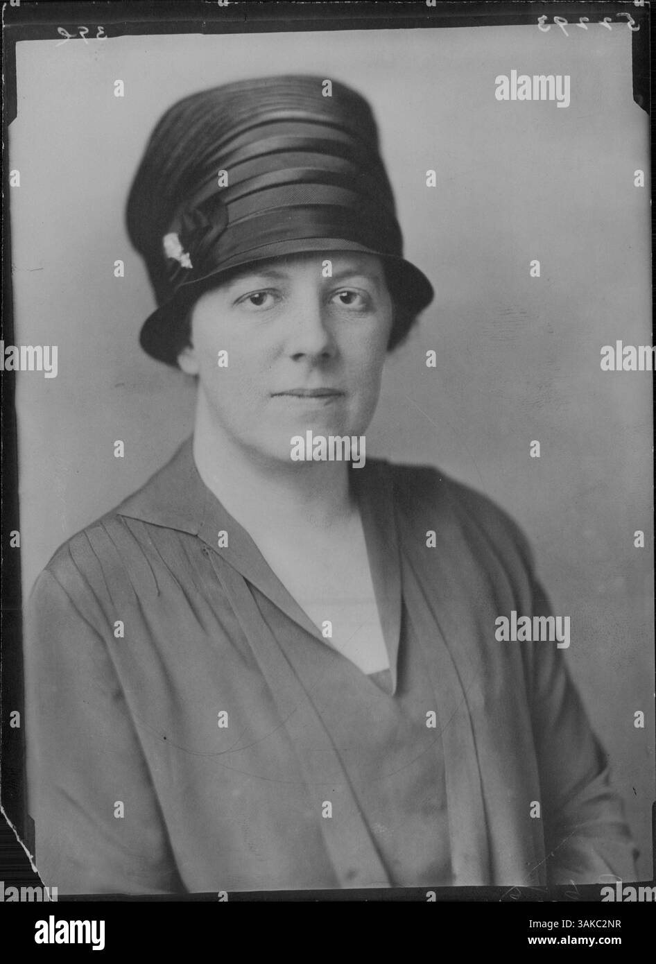 A portrait of Mrs. Francis B. Barton, a prominent figure from Hennepin ...