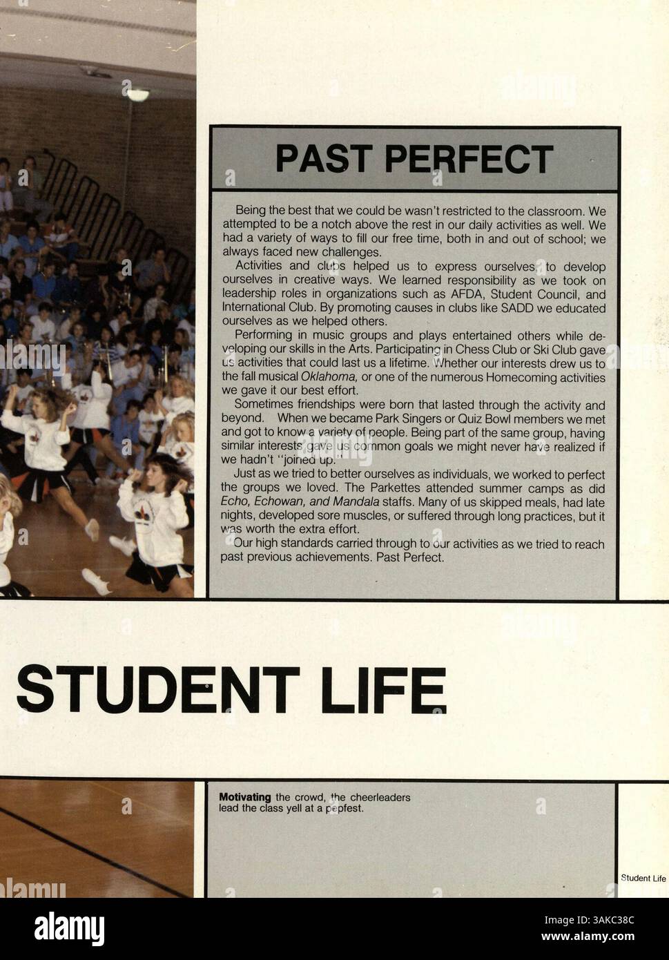 The 'Echowan 1988: Past Perfect' yearbook from St. Louis Park High ...